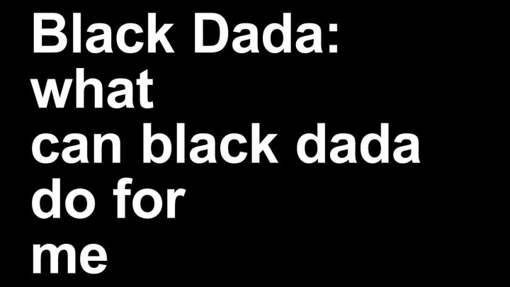 Adam Pendleton's Black Dada Reader | | Flash Art
